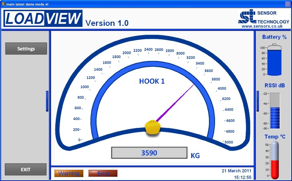 LoadView Software Advanced Load Monitoring - Sensor Technology