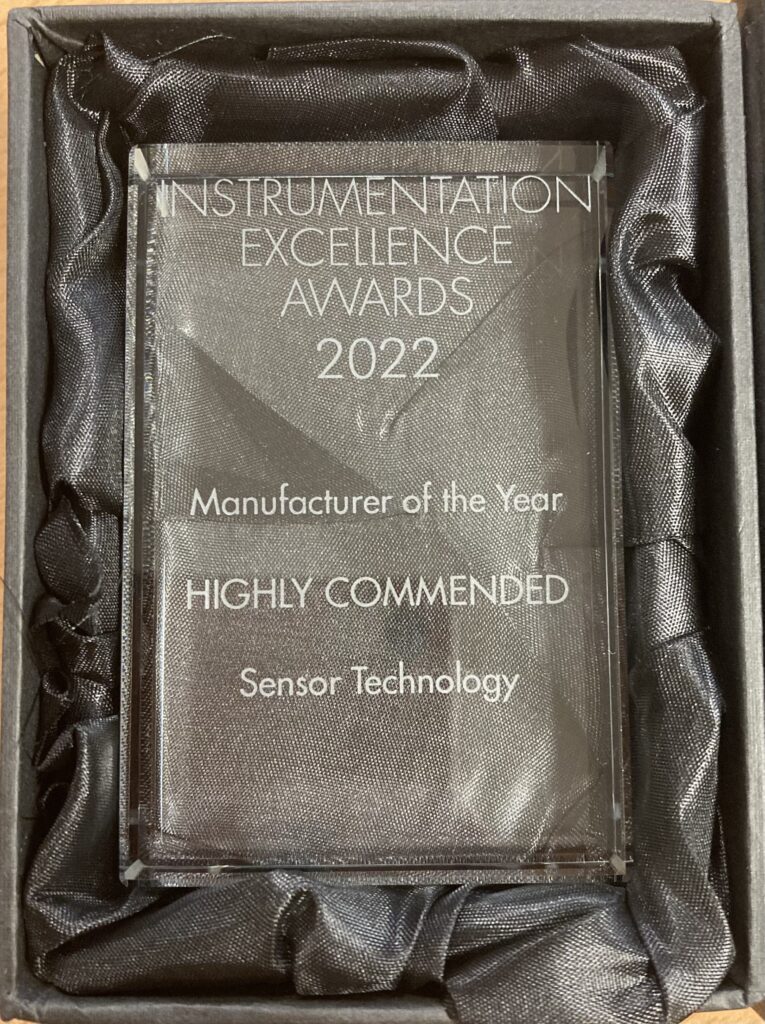 Sensor Technology receives Instrumentation Excellence Award